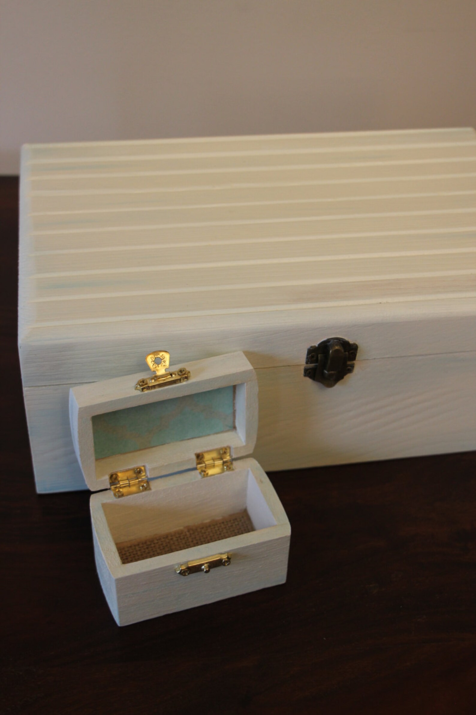 Beach Themed Wedding Card Box Wedding Keepsake, Bridal Shower, Ocean ...