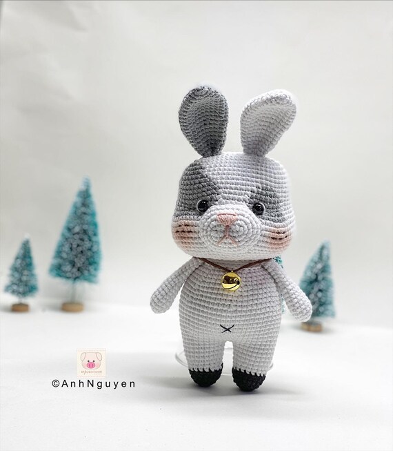 CROCHET PATTERN Sandi the Bunny Animal Crochet Pattern | Etsy