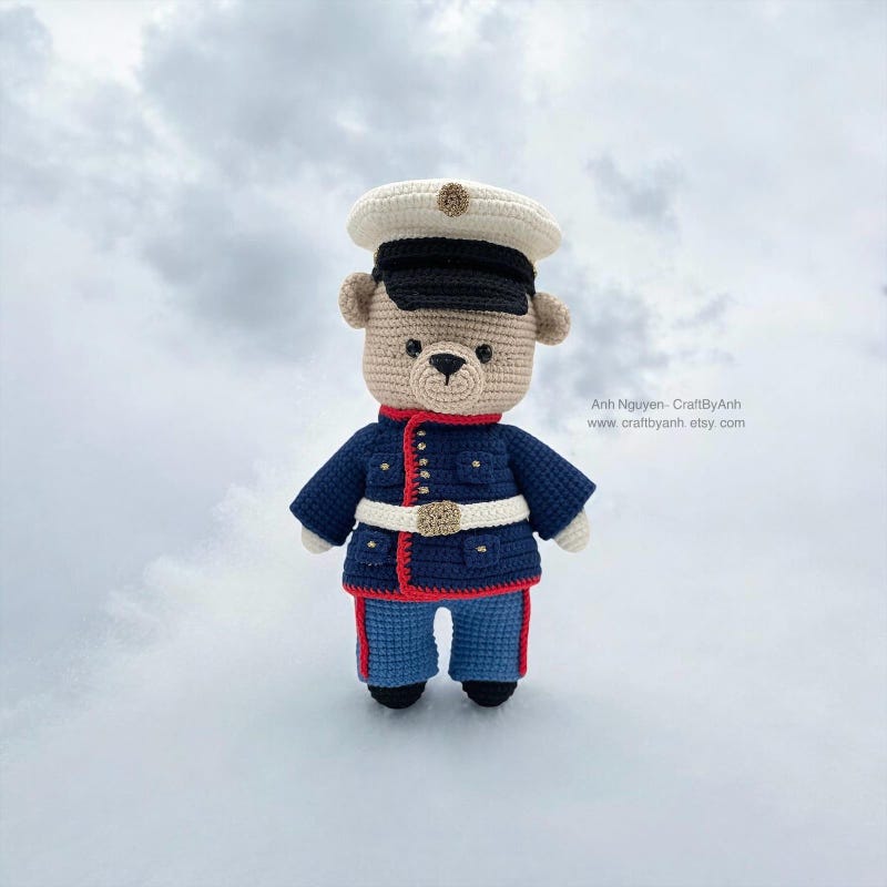 Us Marines Bear - Etsy
