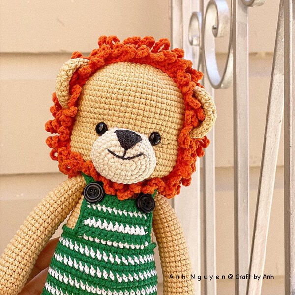 Lion Crochet Pattern - Etsy