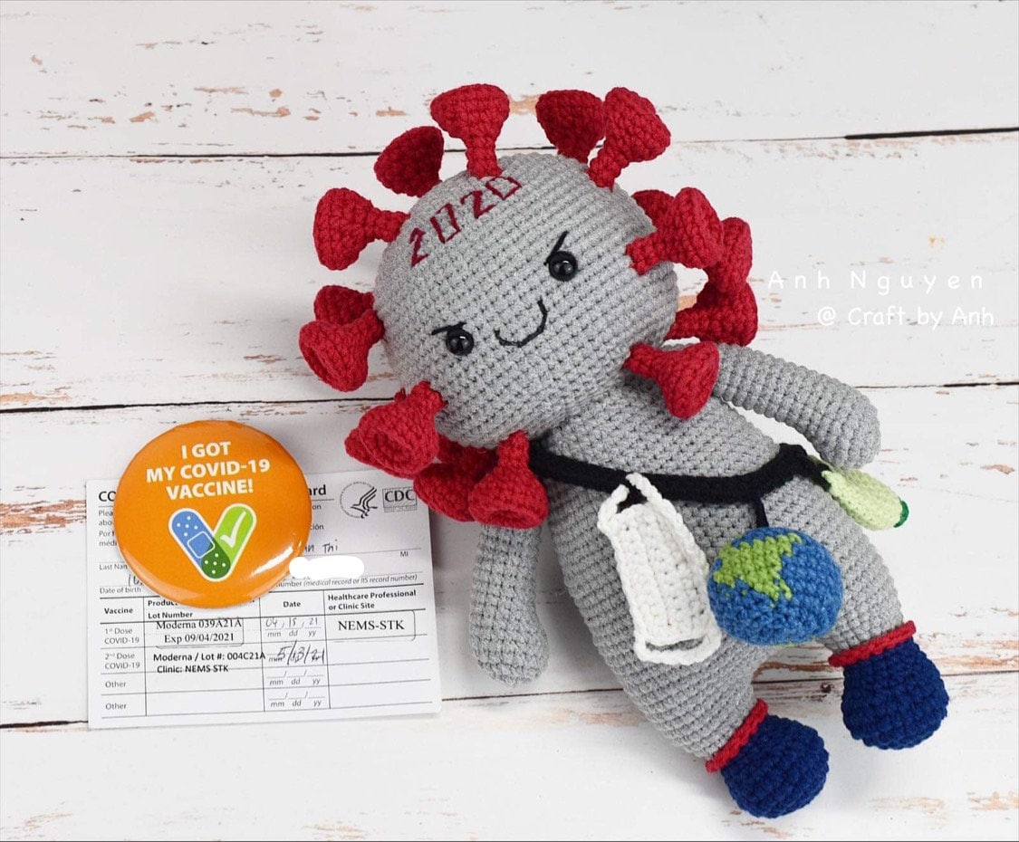 CROCHET PATTERN VIRUS Toy Amigurumi Doll Amigurumi Doll | Etsy