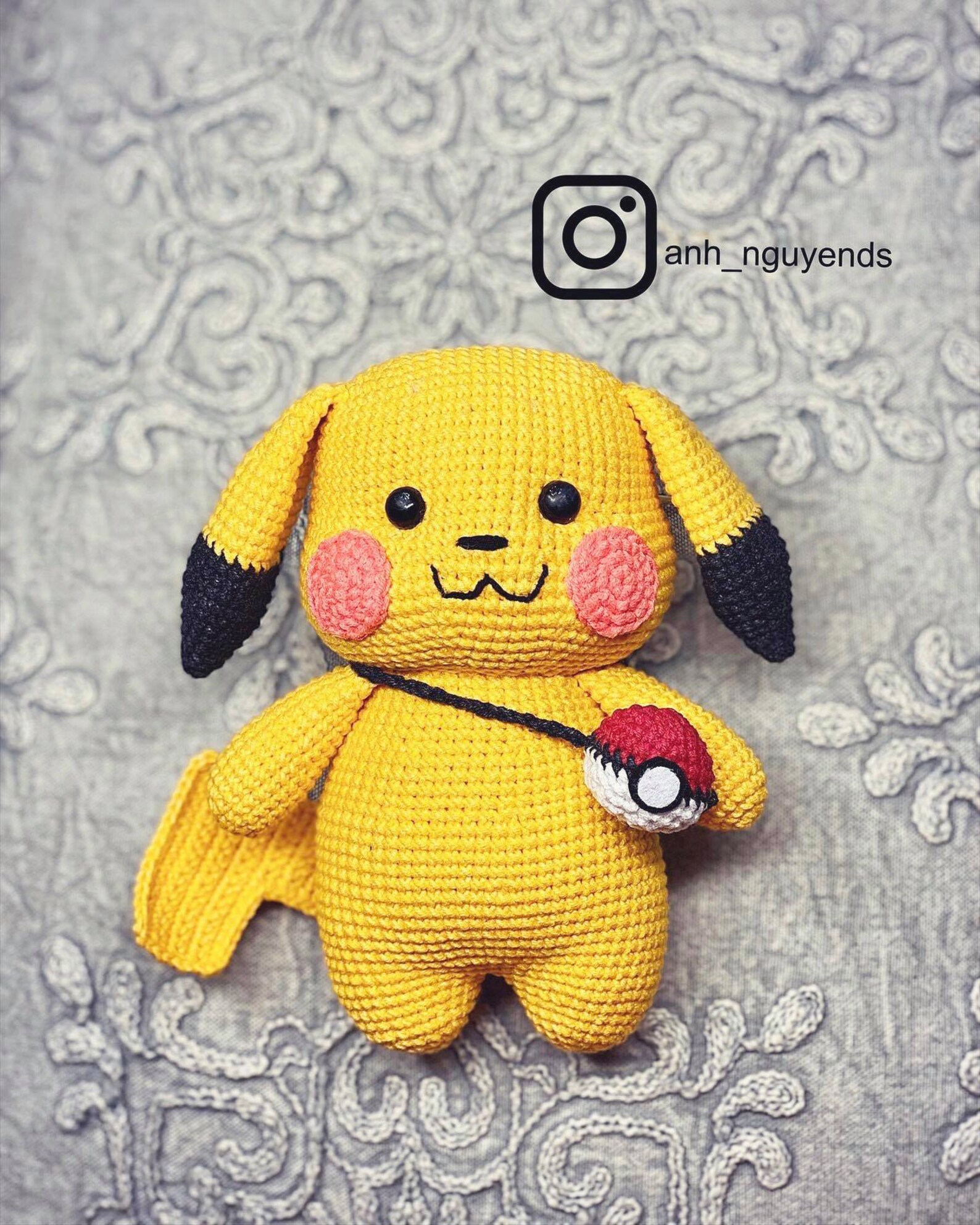 CROCHET PATTERN PIKACHU Pikachu Crochet Pattern Pikachu | Etsy