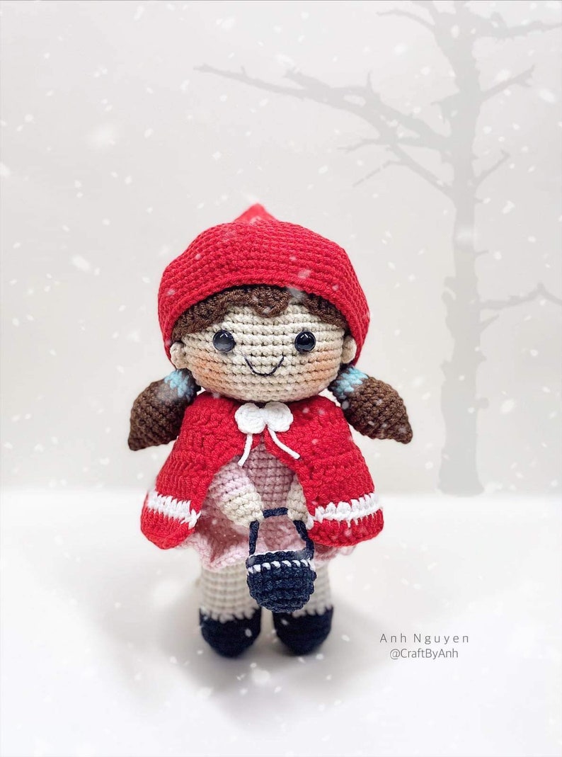 Red Riding Hood Crochet Pattern: Amigurumi Doll Bundle (PDF Pattern) - Etsy