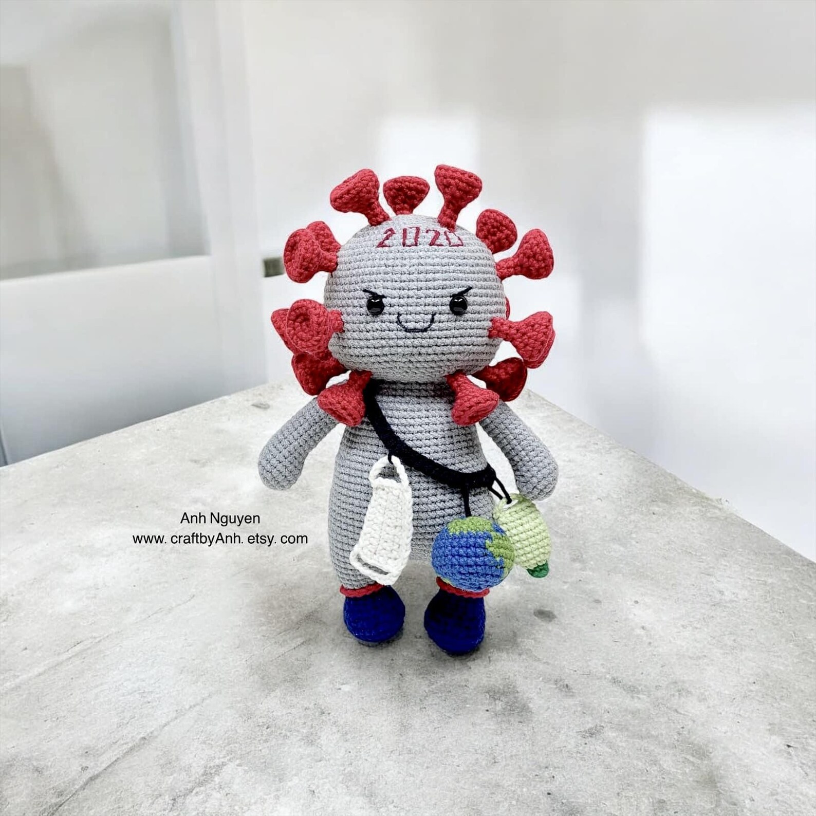 CROCHET PATTERN VIRUS Toy Amigurumi Doll, Amigurumi Doll, Tutorial ...