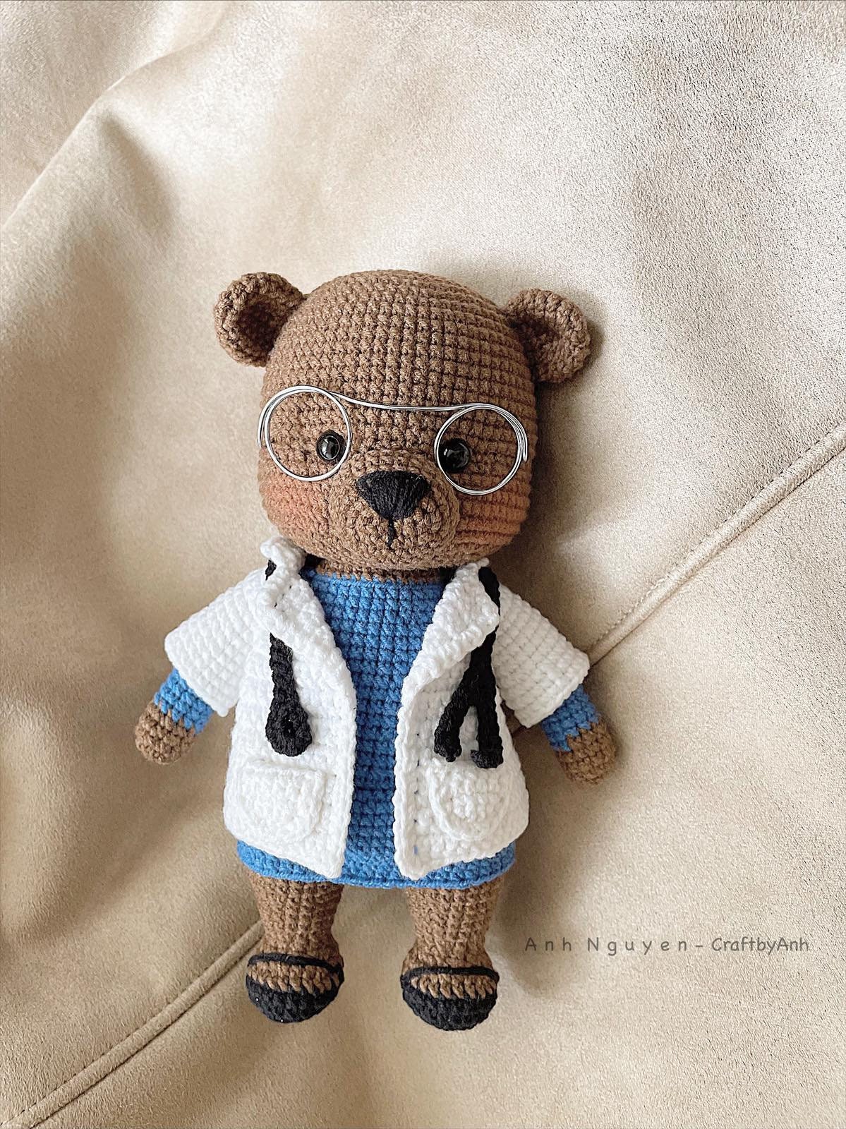 Crochet Pattern Bundle 2 in 1 Doctor Teddy Bears Amigurumi | Etsy