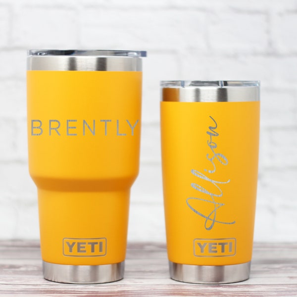 Yellow Yeti Cup - Etsy