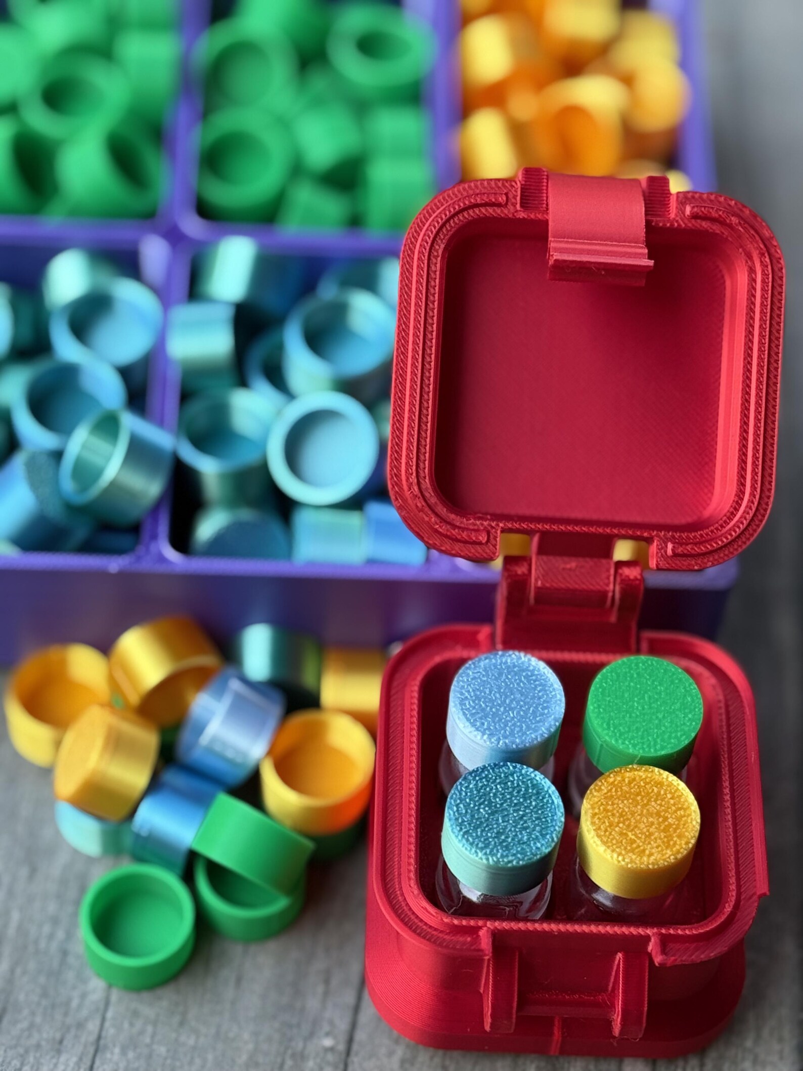 Peptide Vial Caps for 3ml Vials, Small Vial Lids, 3ml Vial Storage ...