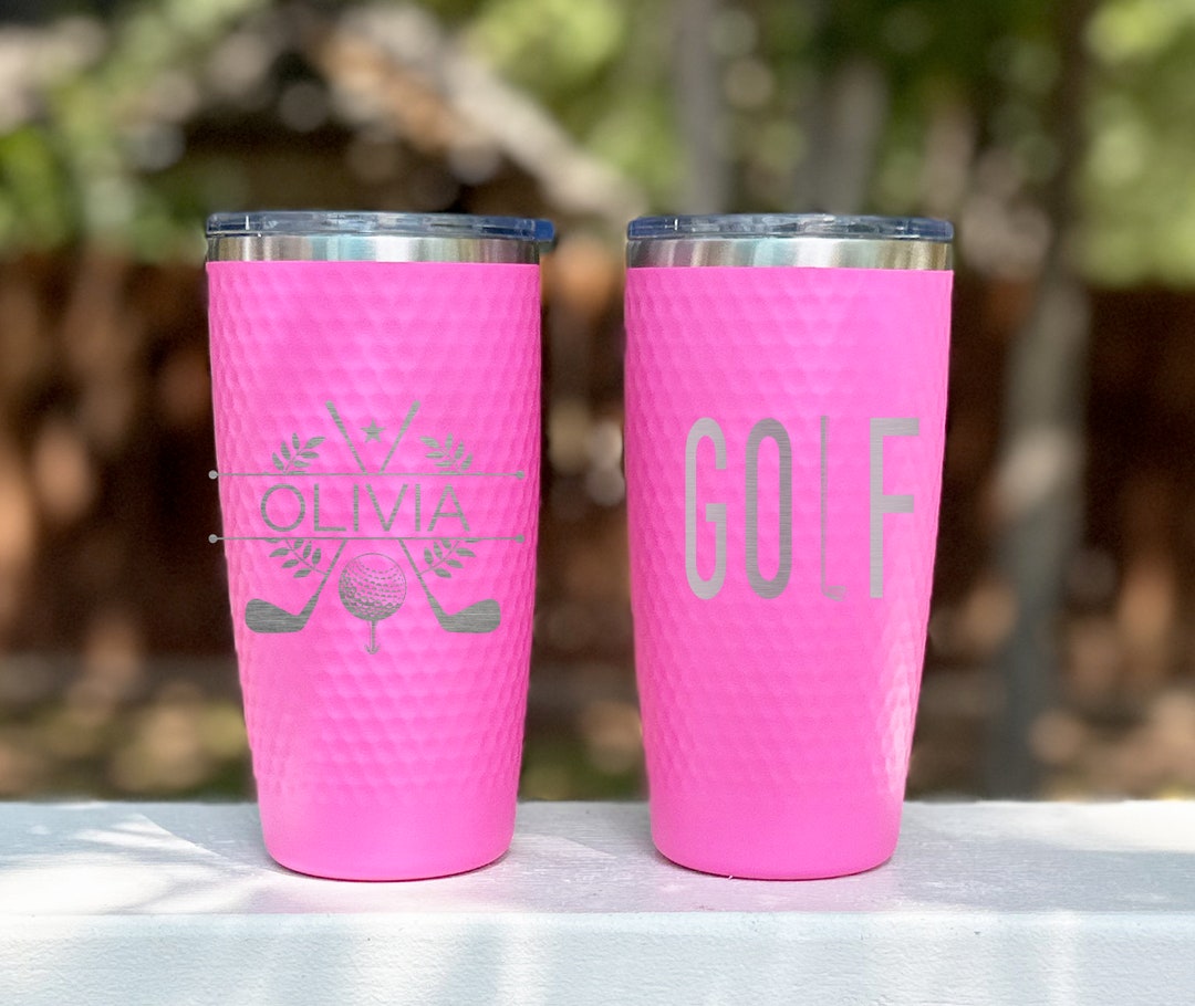 Golf Tumbler | Golf Ball Dimple Tumbler | Mothers Day Gift | Golfer ...