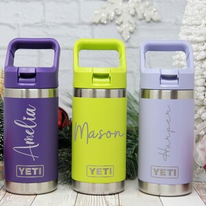 Personalized Yeti Jr Rambler Tumbler Sippy Cup Insulated Kid Tumbler ...