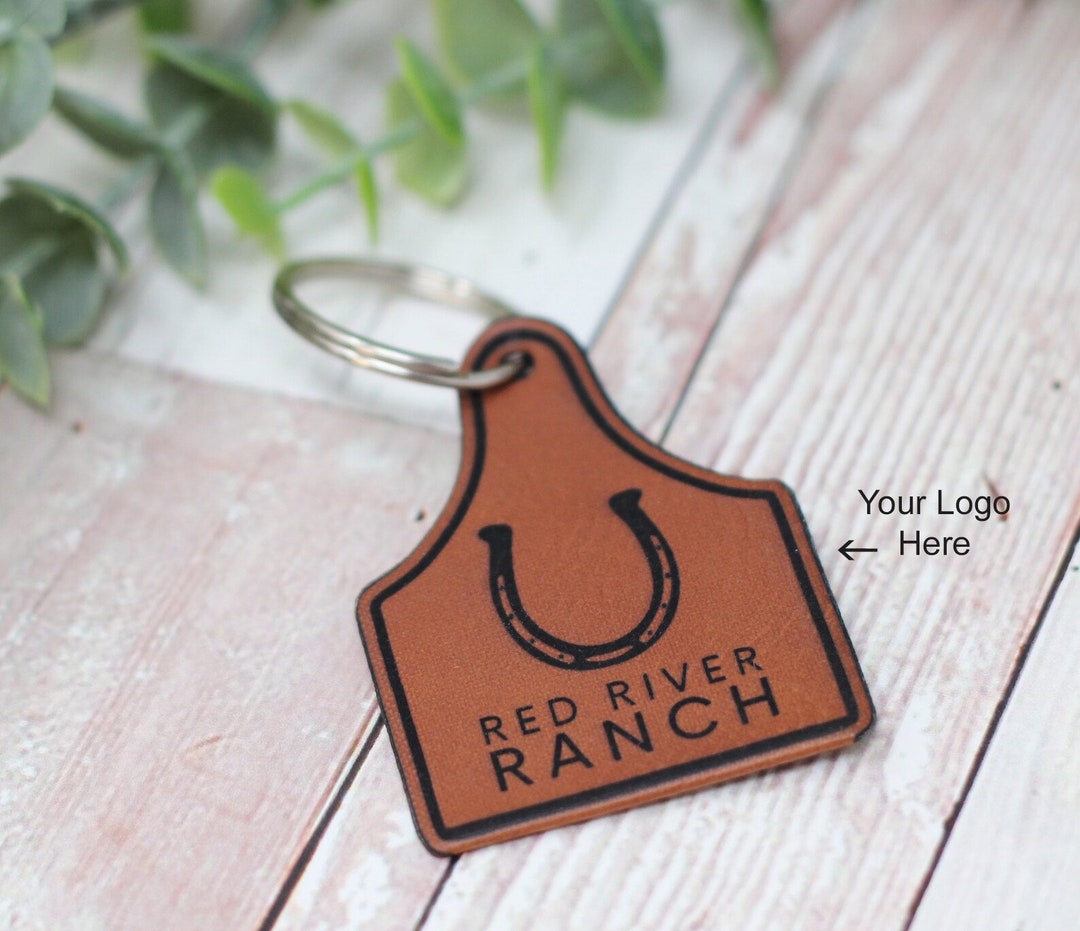 Western Keychain | Rancher Gift | Personalized Keychain | Cattle Tag ...