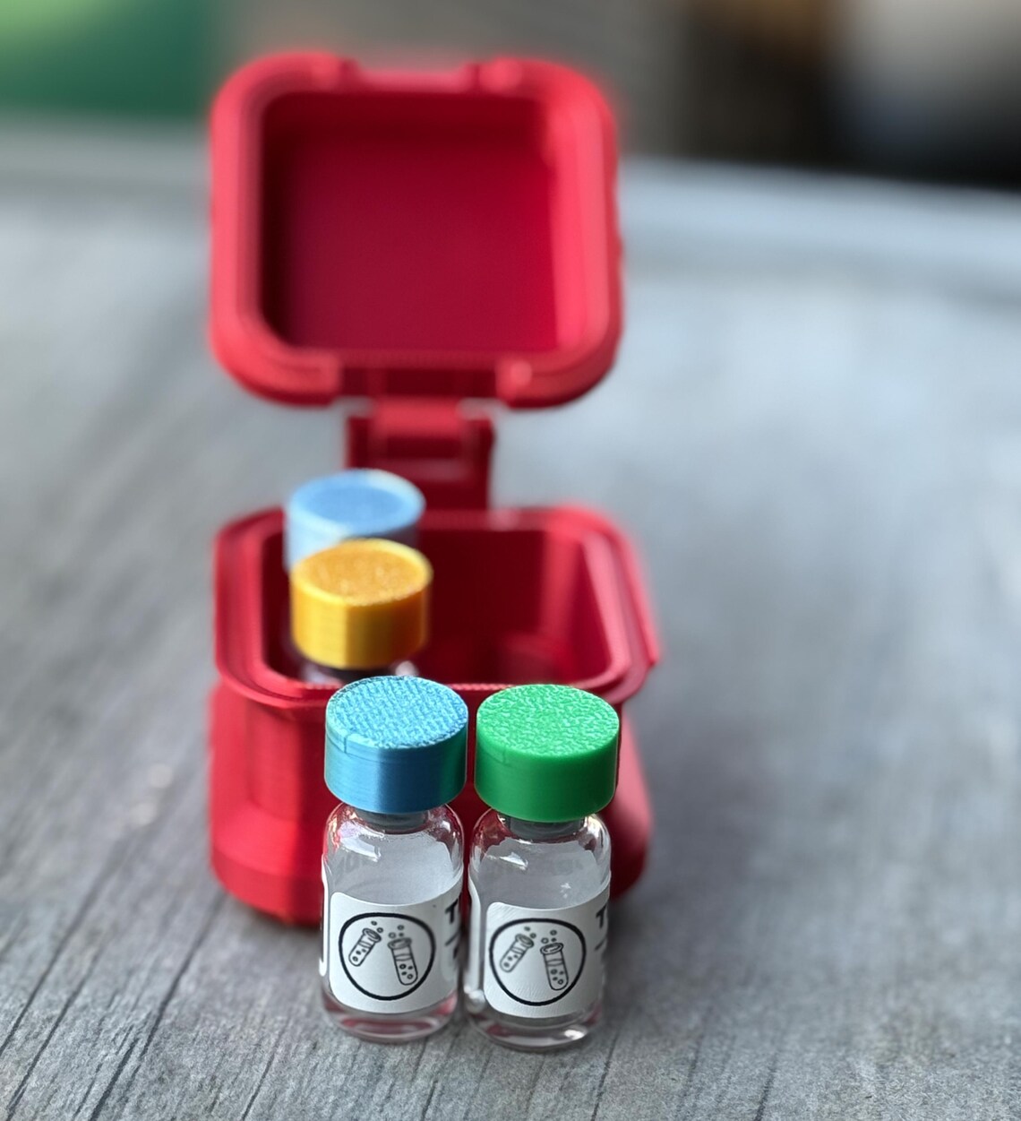 Peptide Vial Caps for 3ml Vials, Small Vial Lids, 3ml Vial Storage ...