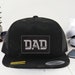 Dad Hat | Gift for Dad | Personalized Hat | Custom Dad Cap | Flat Bill ...