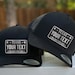 License Plate Trucker Hat Custom Hat Logo Hat - Etsy