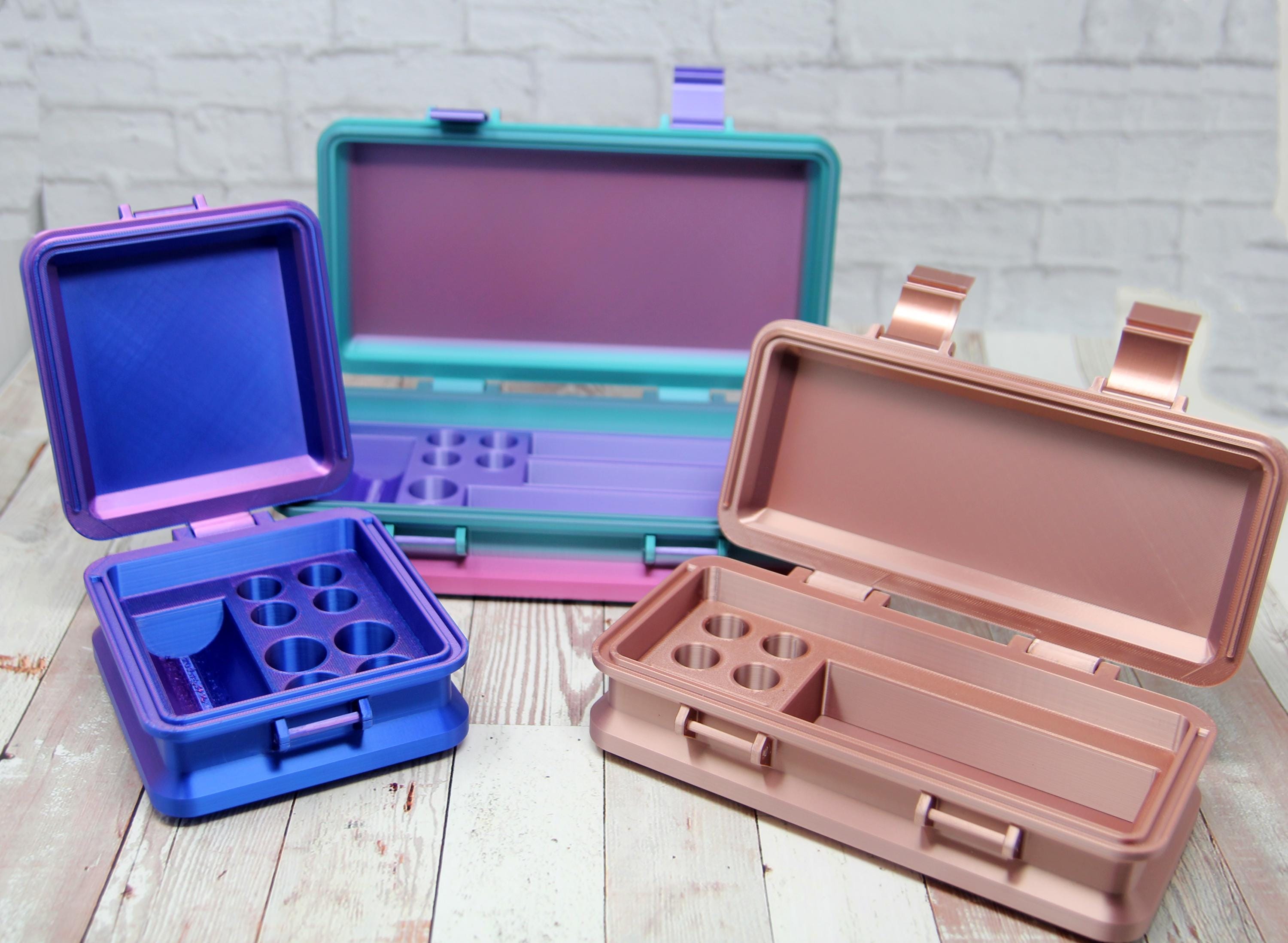 Vial Storage Organizer | Peptide Travel Case | Secure Box for Mixing ...