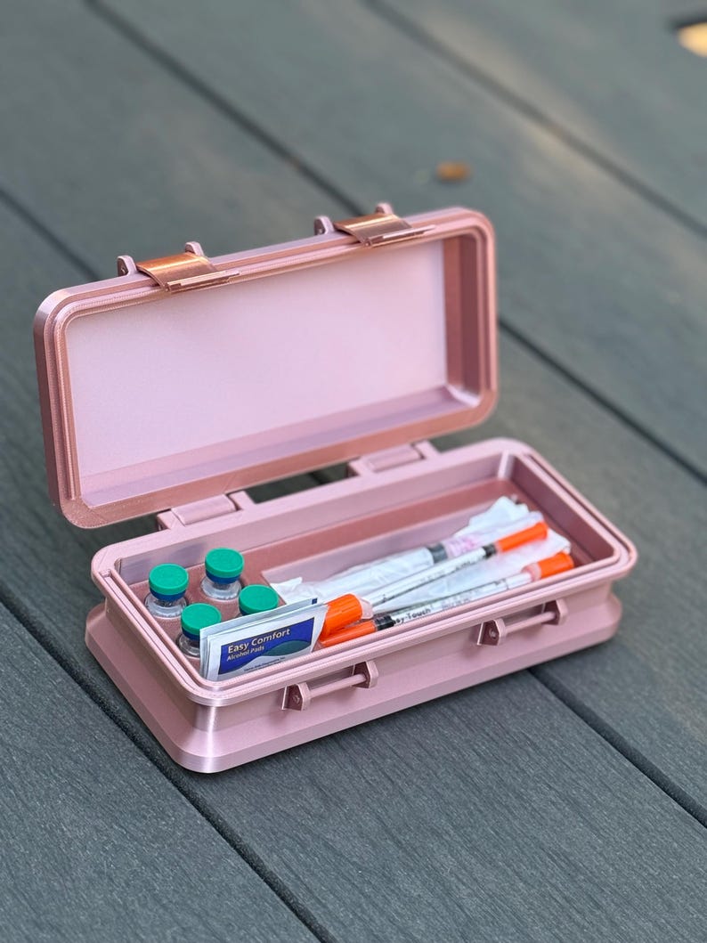 Peptide Travel Storage, 3ml Vial Storage, Insulin Syringe Storage ...