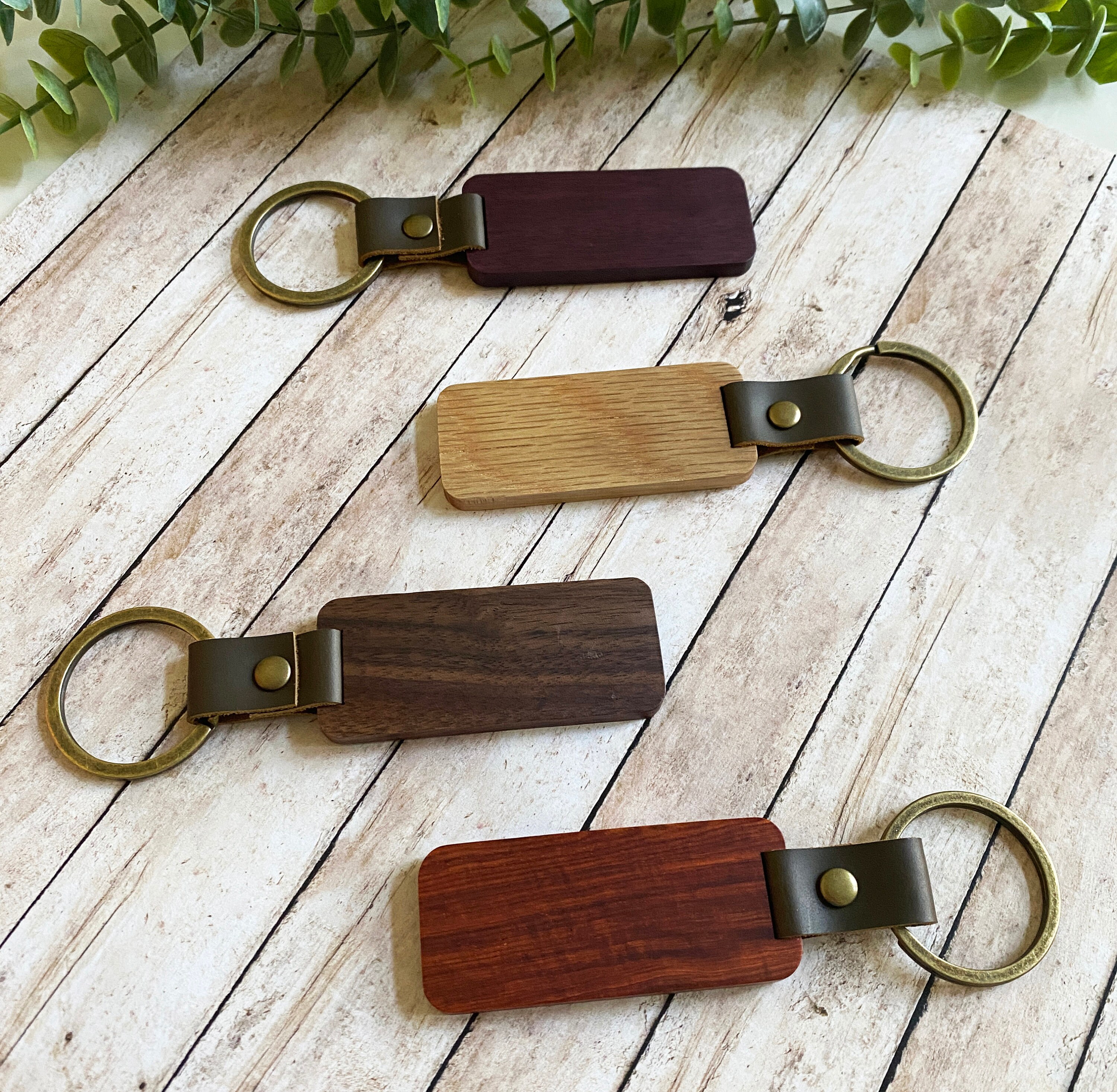 Wood Keychain Blank Personalized Wood Keychain Engravable - Etsy 日本