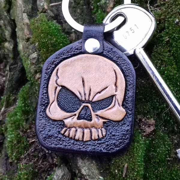 Skull Leather Purse - Etsy
