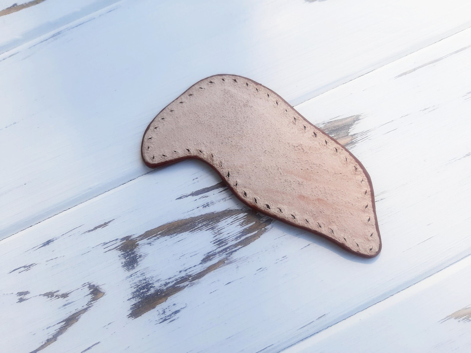 Leather Raven Patch, Crow, Custom Leather Biker Patch, Clothing Patch ...