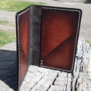 Leather Passport Cover With Fish, Leather Carving Wallet, Koi Carp ...