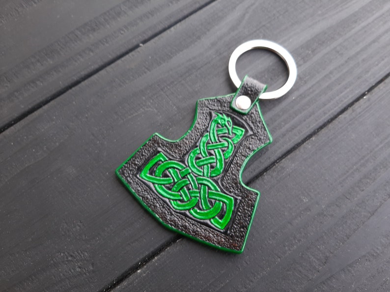 Thor's Hammer Keyfob Mjolnir Keychain Made in Ukraine - Etsy
