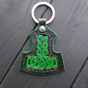 Thor's Hammer Keyfob Mjolnir Keychain Made in Ukraine - Etsy