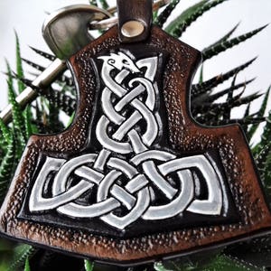 Thor's Hammer Keyfob, Mjolnir Keychain, Thor's Hammer Keyfob, Custom ...