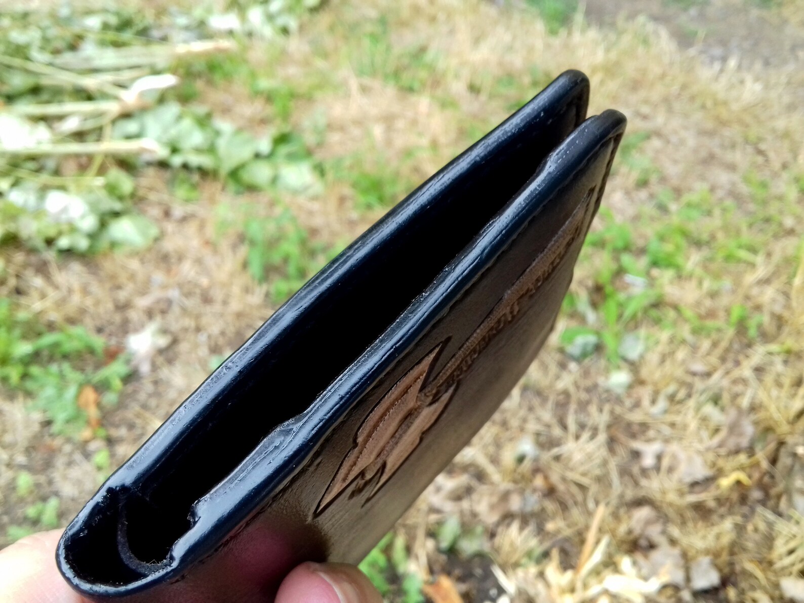 The Skull of the Viking With the Axe Viking Wallet Skull - Etsy