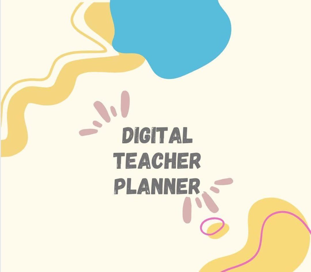 Primary Teacher Planner: A4 Portrait Digital & Printable | Weekly and ...