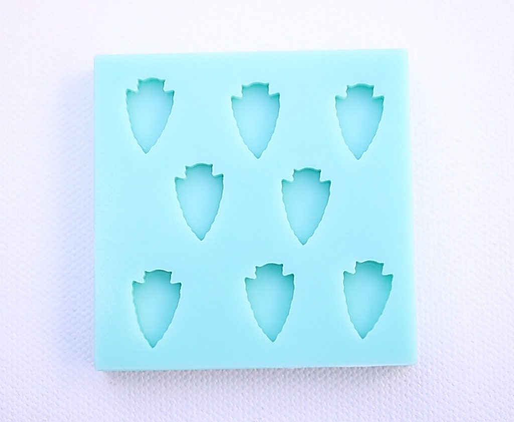 Arrowhead Stud Mold Arrow Head Resin Mold Wavy Arrowhead - Etsy