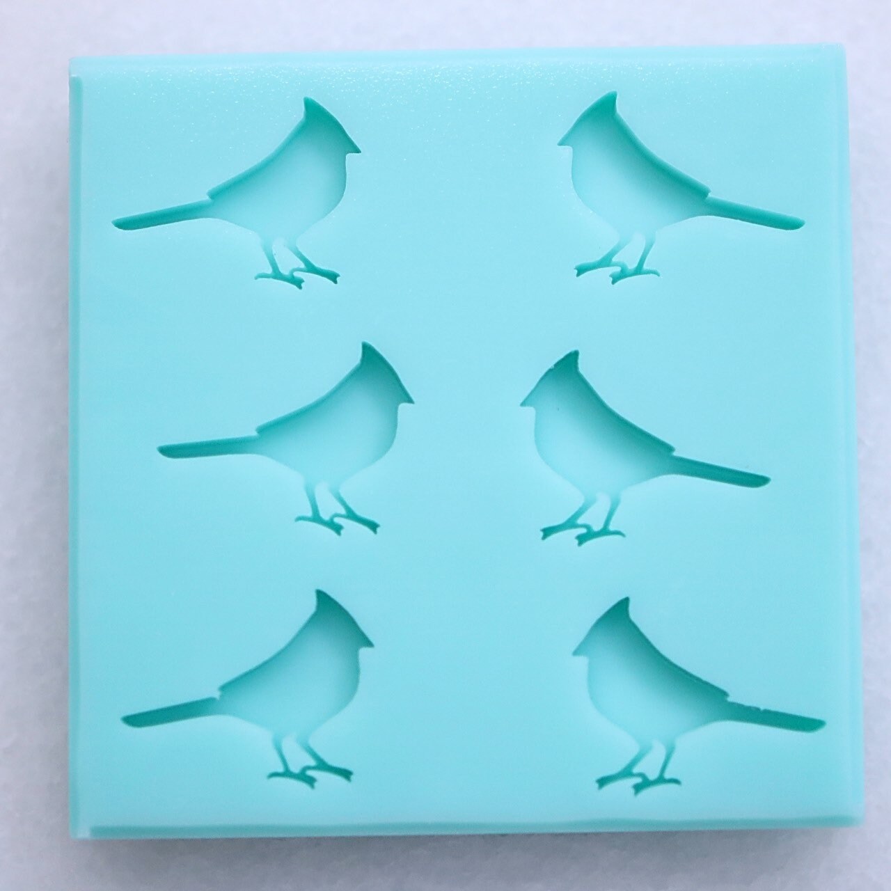 Cardinal Stud Earrings Mold Cardinal Stud Mold Bird Stud - Etsy