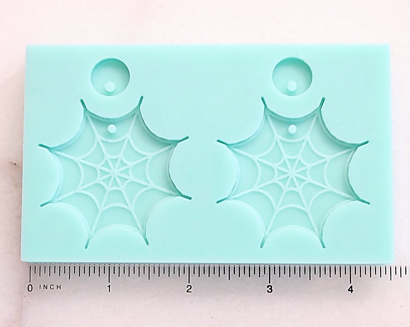 Spider Web Etched Pendant Mold Spider Web Statement Jewelry | Etsy