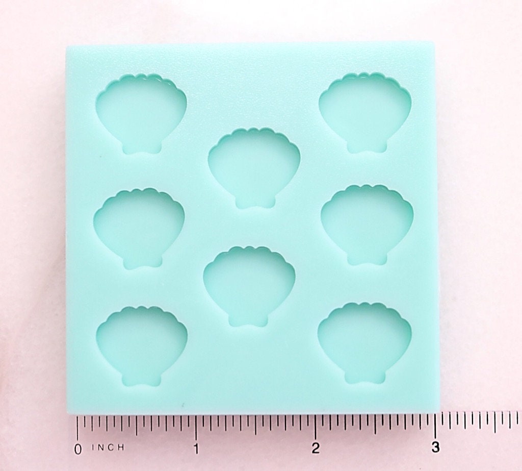 Shiny Scallop Seashell Stud Mold Shell Stud Mold Shell - Etsy