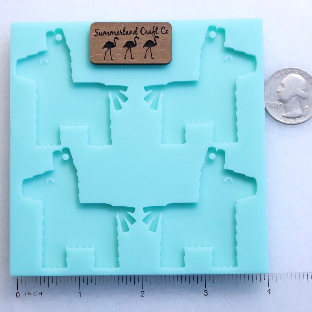 Piñata Jewelry Mold, Piñata Earrings Mold, Piñata Drop Earrings Mold ...