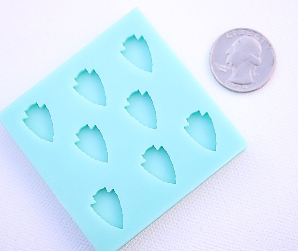 Arrowhead Stud Mold Arrow Head Resin Mold Wavy Arrowhead - Etsy