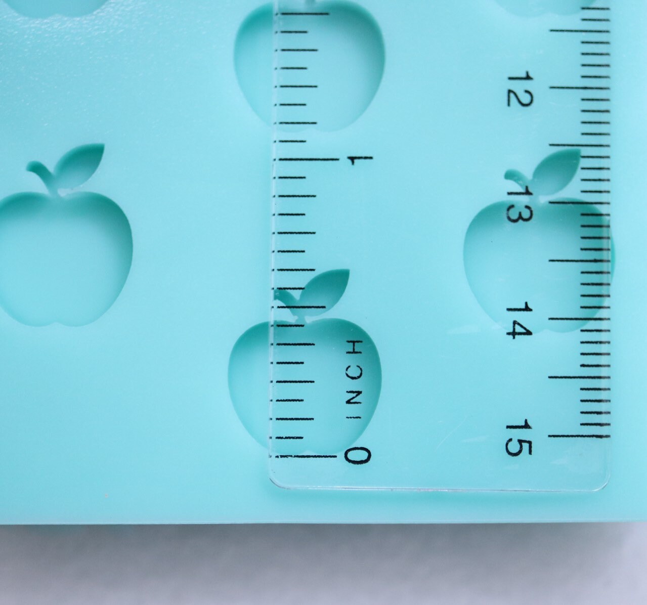 Apple Stud Earrings Resin Mold Apple Cabochon Resin Mold - Etsy