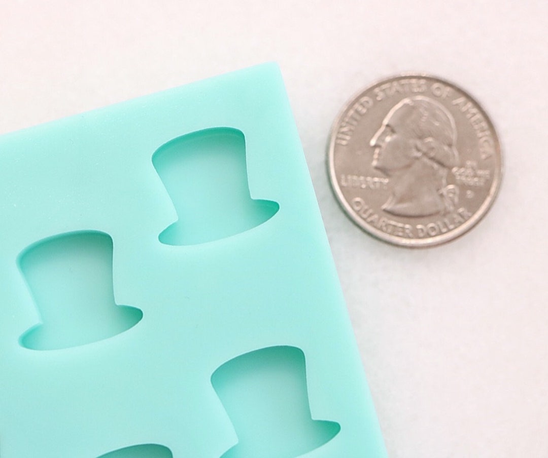 Shiny Top Hat Stud Mold, Magician's Hat Stud Mold, Tophat Stud Mold ...