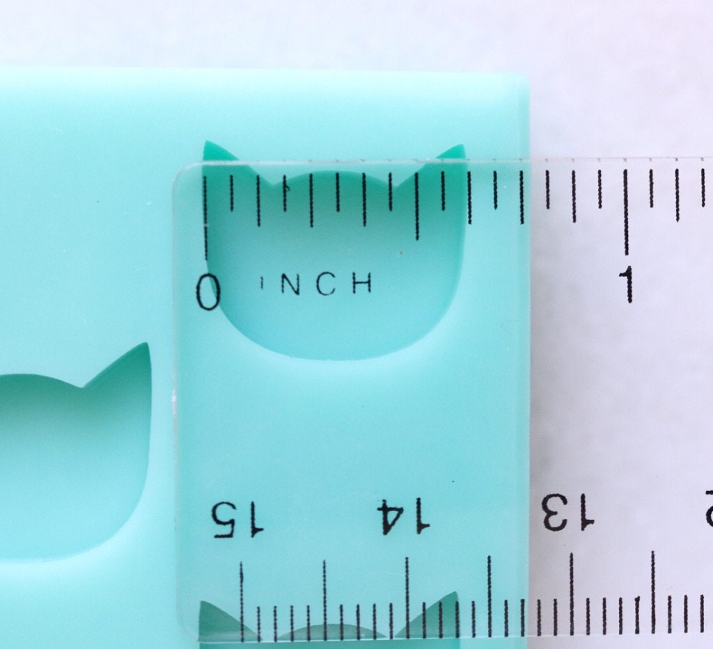 Cat Head Stud Mold Cat Stud Mold Cat Silhouette Stud Mold - Etsy