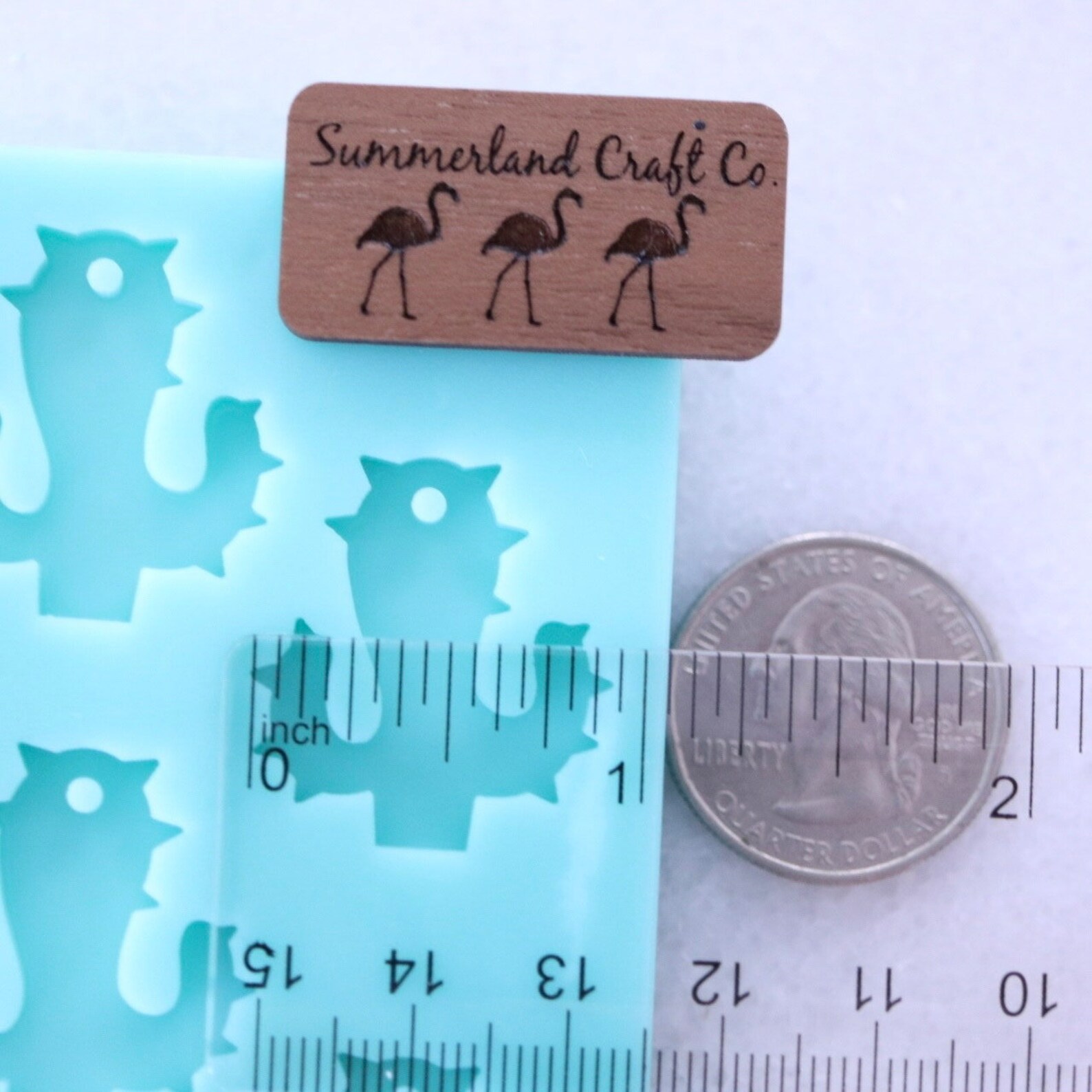 Shiny Spiky Cactus Drop Earrings Mold, Cactus Earrings Mold, Cactus ...