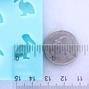 Shiny Pelican Stud Earrings Mold, Pelican Earrings Mold, Pelican Shaker ...
