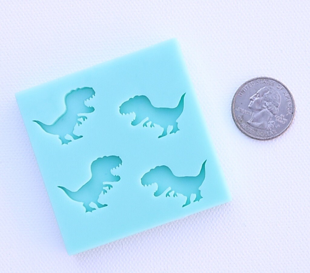 T-rex Stud Mold T-rex Jewelry Mold T-rex Earring Mold - Etsy