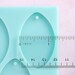 2 Inch Football Shape Charm Mold, Oval Shape Drop Mold, Leaf Shape Drop ...