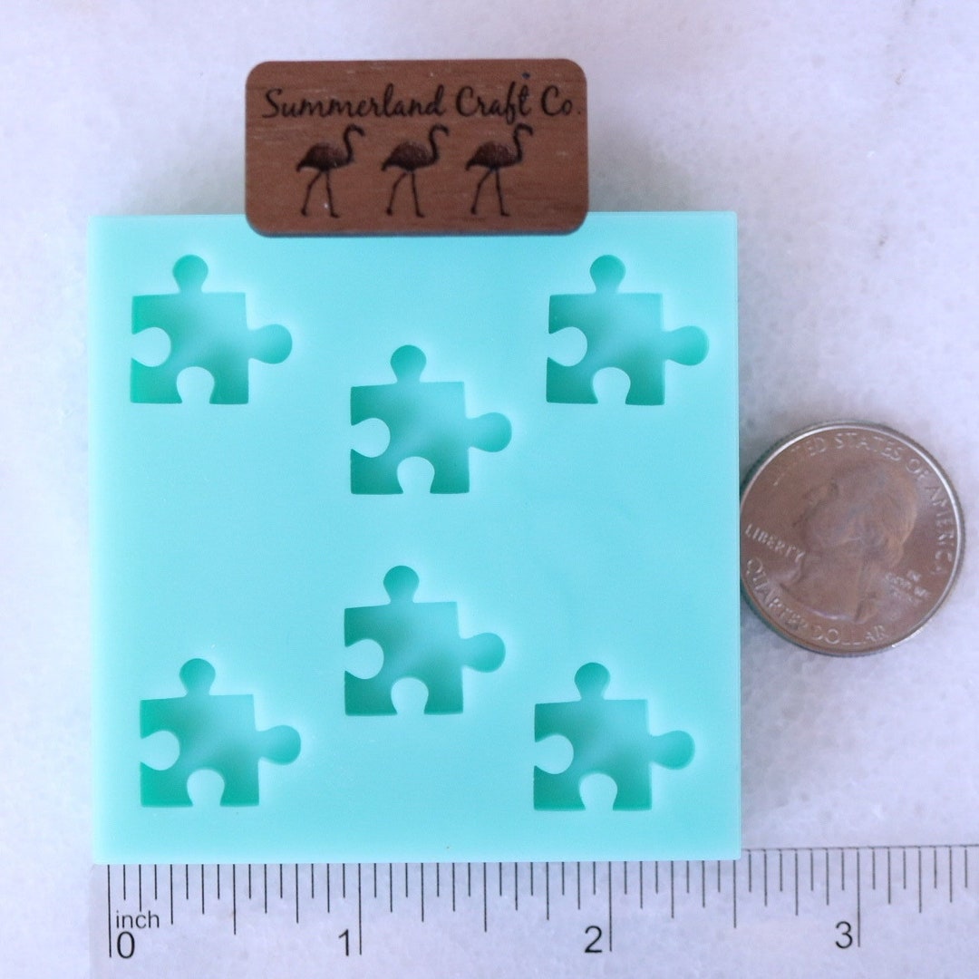 Puzzle Stud Earrings Mold, Puzzle Stud Mold, Puzzle Shaker Mold, Puzzle ...