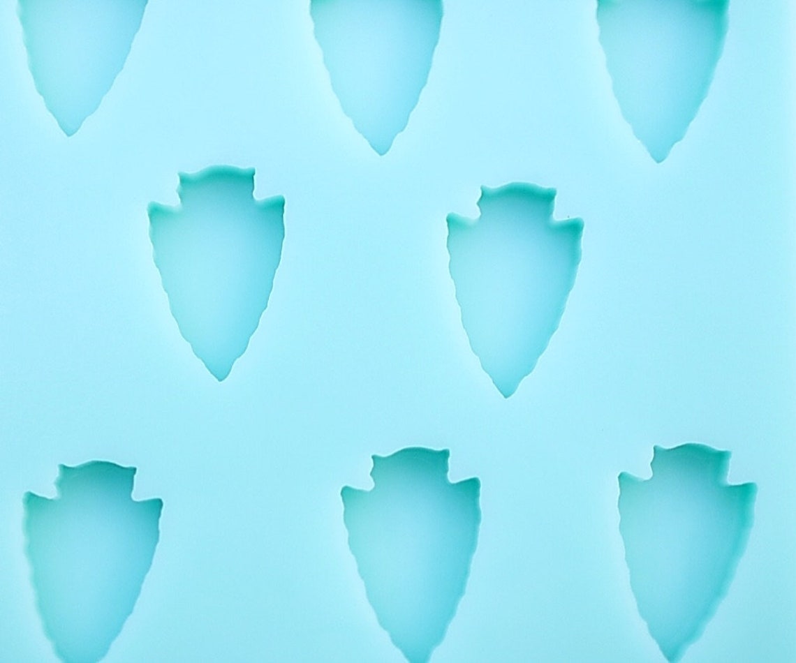 Arrowhead Stud Mold Arrow Head Resin Mold Wavy Arrowhead - Etsy