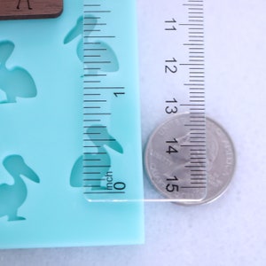 Shiny Pelican Stud Earrings Mold, Pelican Earrings Mold, Pelican Shaker ...