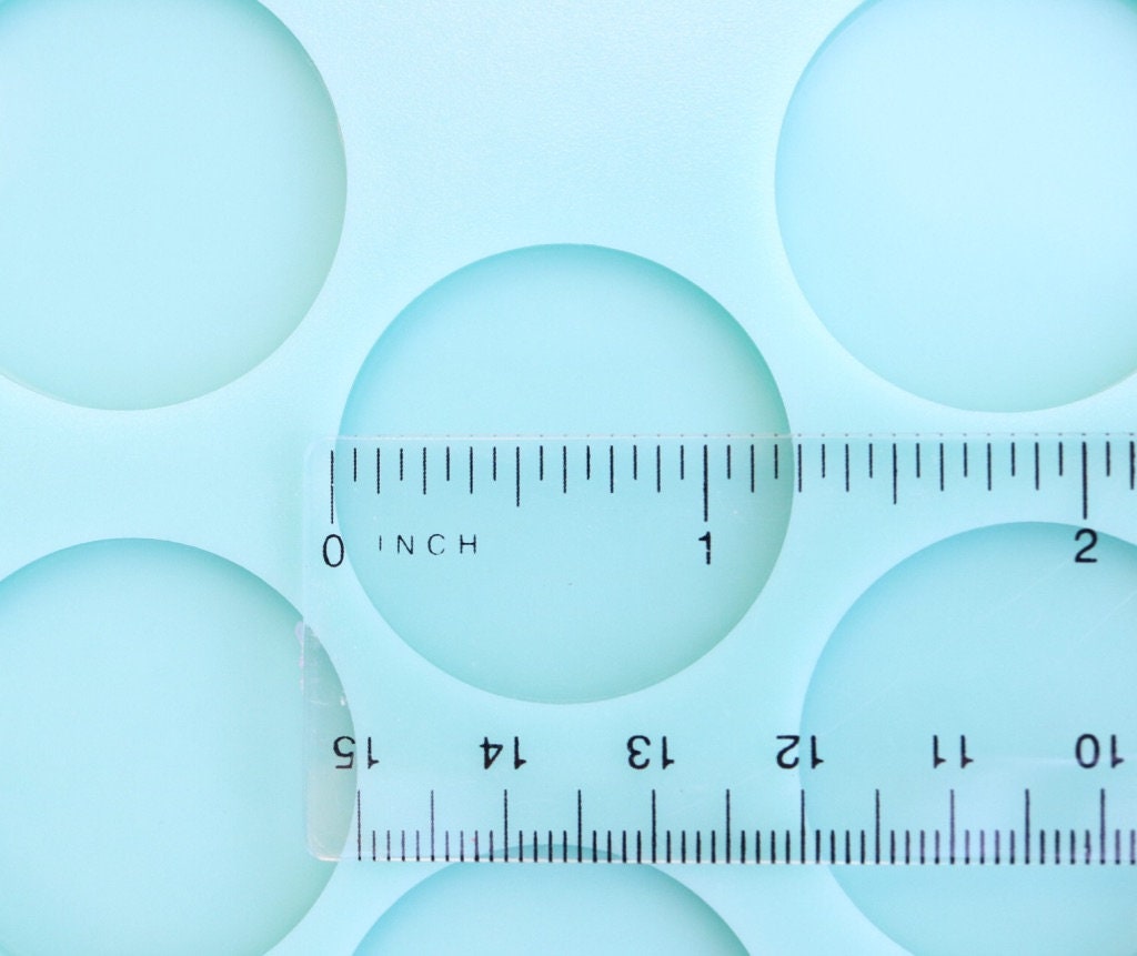 Shiny Undrilled 1.25 Inch Coin Shape Mold Flat Round Cabochon - Etsy