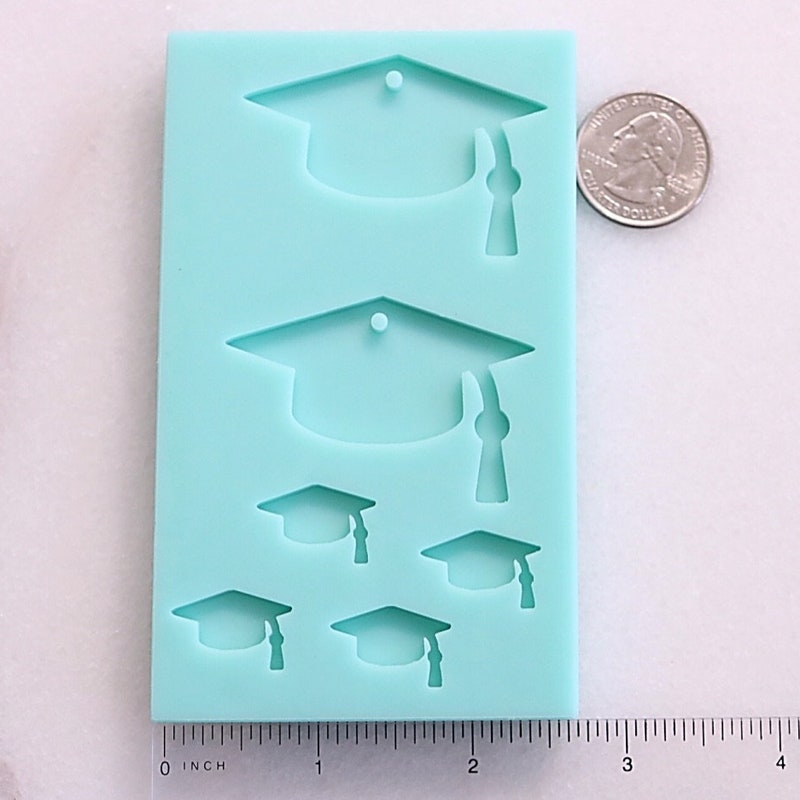Graduation Silicone Mold - Etsy