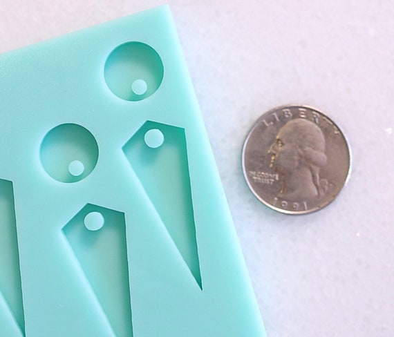 Craft Supplies & Tools Molds Angular Mold Earring Mold Geometric Mold ...