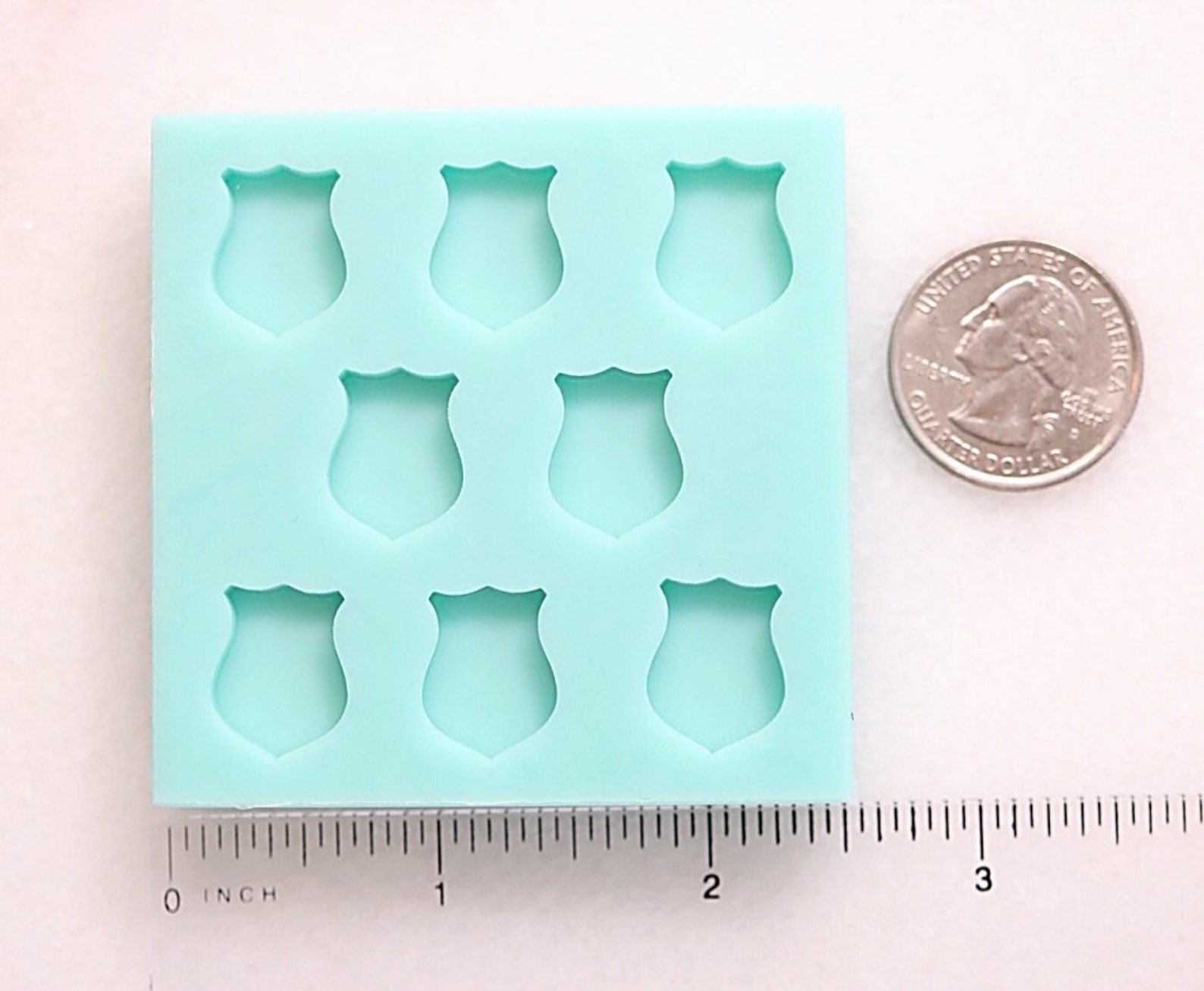 Shiny Police Badge Stud Mold Police Logo Stud Earrings Mold | Etsy