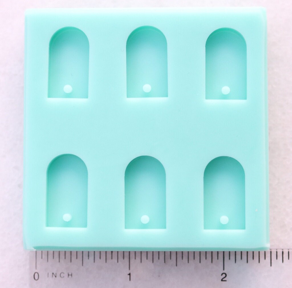 Half Long Oval Shape Stud Mold Basic Shape Drop Earrings - Etsy