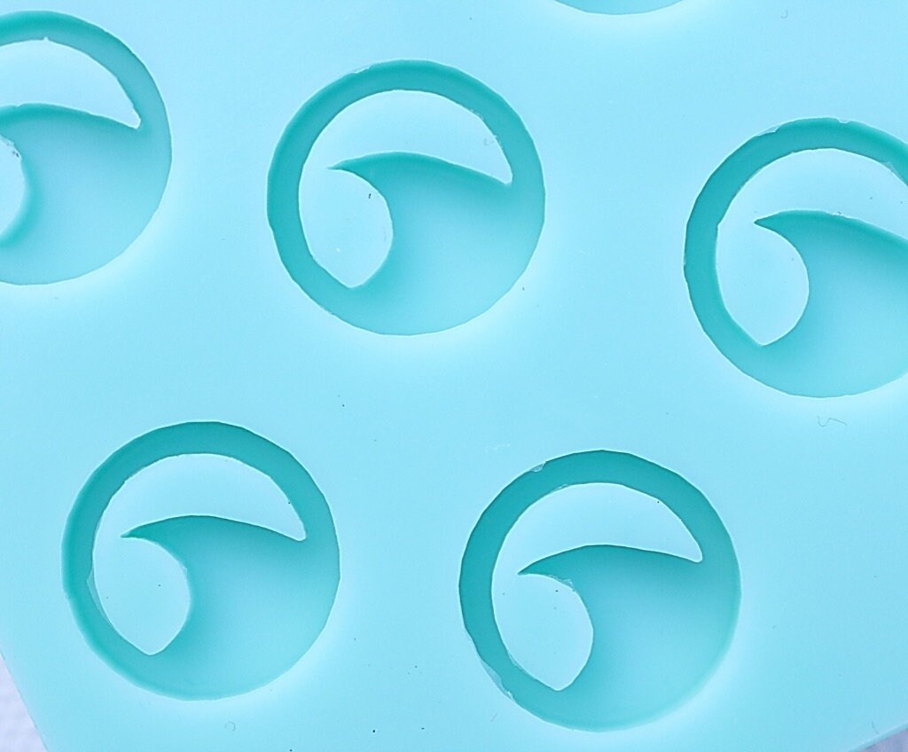 Ocean Wave Mold Wave Jewelry Mold Ocean Wave Stud Mold Wave - Etsy